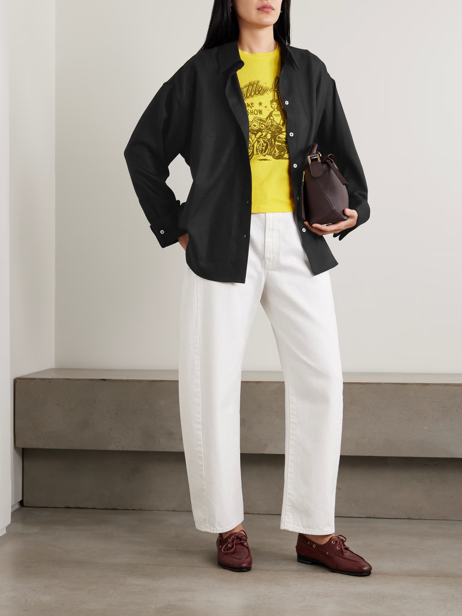 THE ELDER STATESMAN The Elder Statesman Wool and Cashmere Blend Shirt
