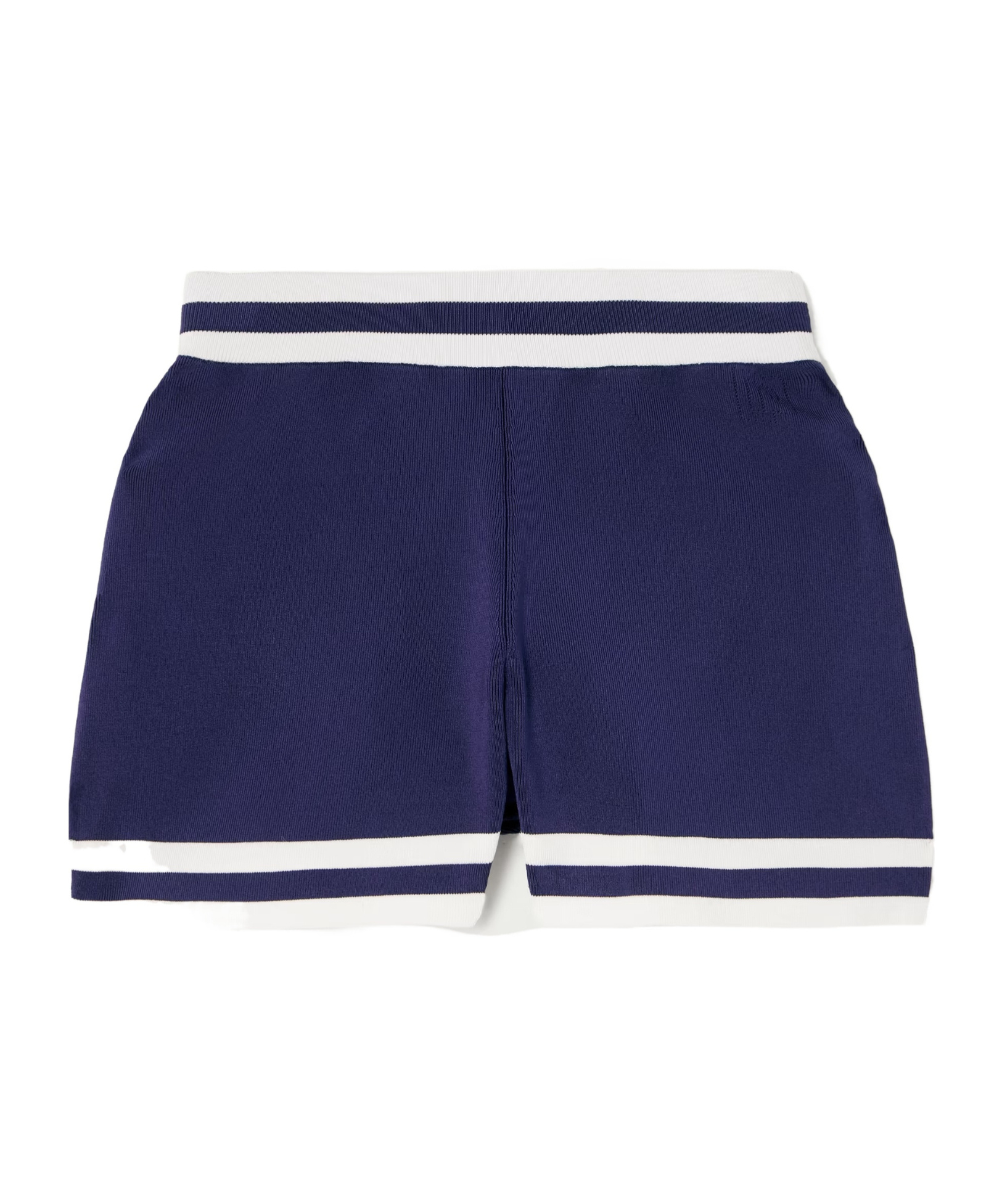 EDIKTED Edikted Shantal Stripe Stretch Cotton Foldover Microshorts