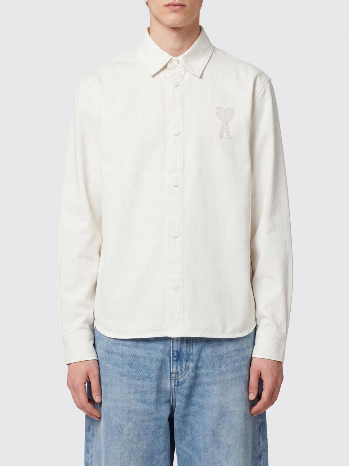 AMI logo-patch overshirt