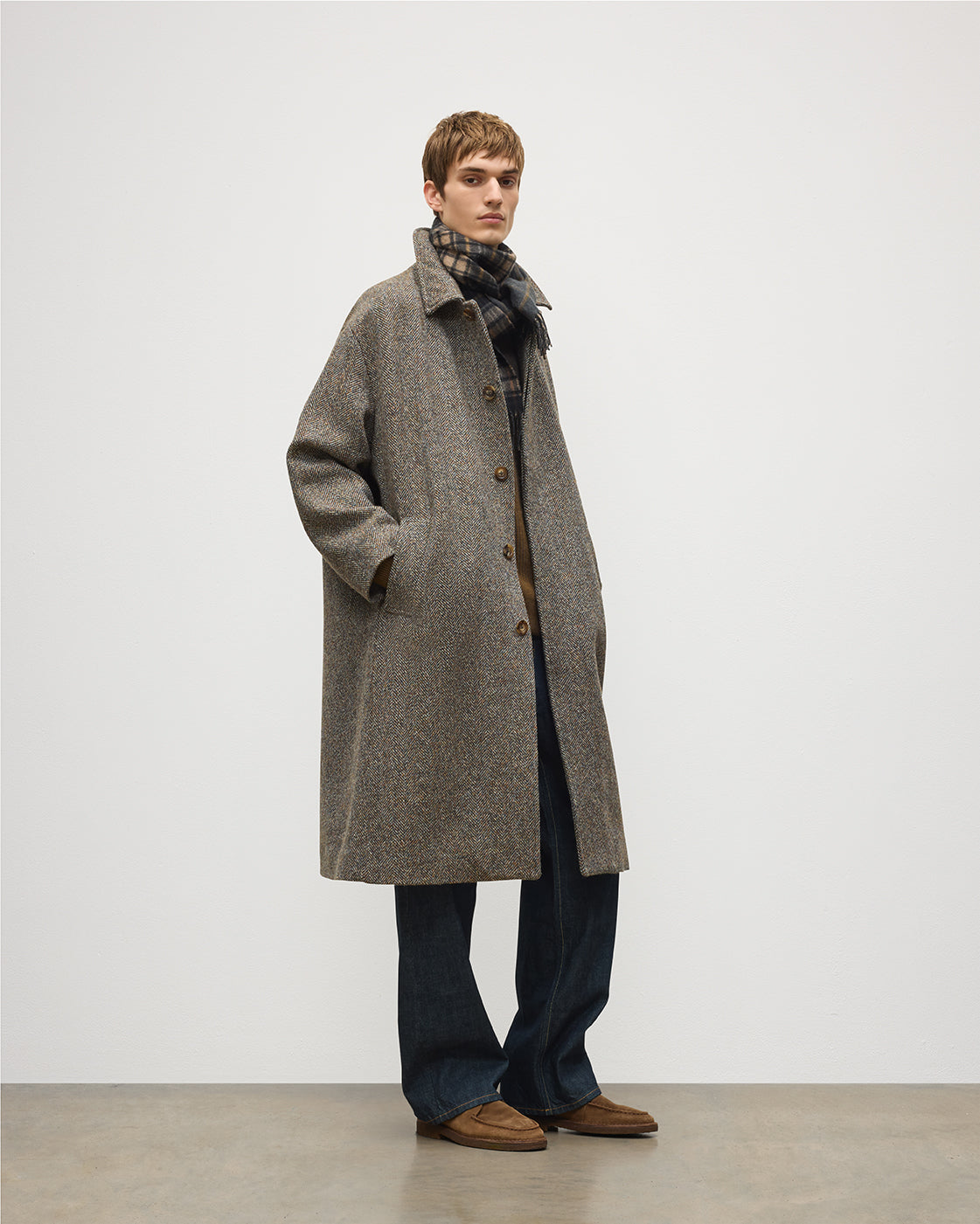 JOHNSTONS OF ELGIN Johnstons Of Elgin Wool Car Coat