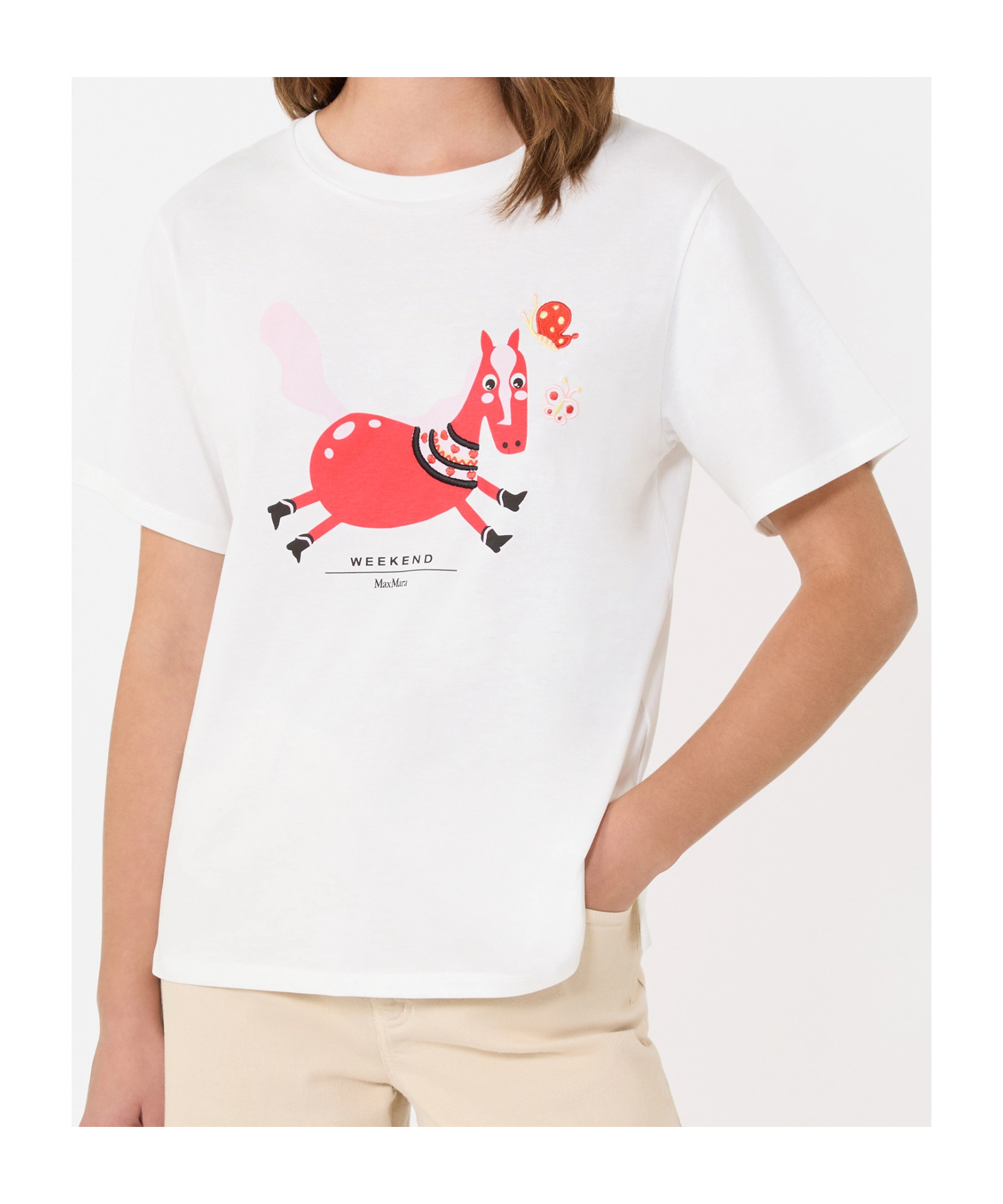 MAX MARA Weekend Max Mara Short-Sleeved Round Neck T-Shirt