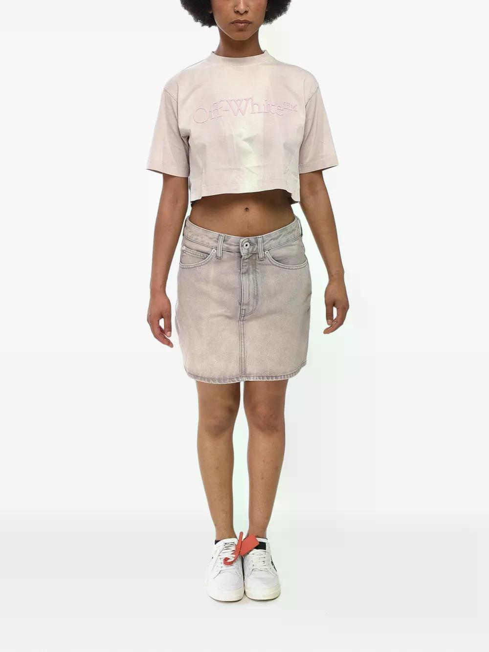 OFF-WHITE Off-White Denim Mini Skirt