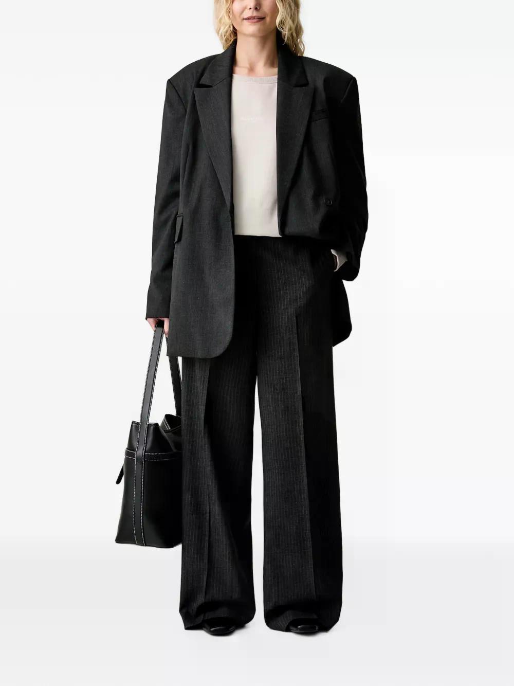 MARC O'POLO Marc O'Polo Pinstriped Wide Leg Trousers