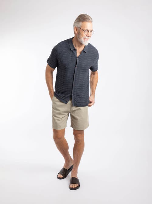 WEIRD FISH tod short sleeve knitted polo shirt