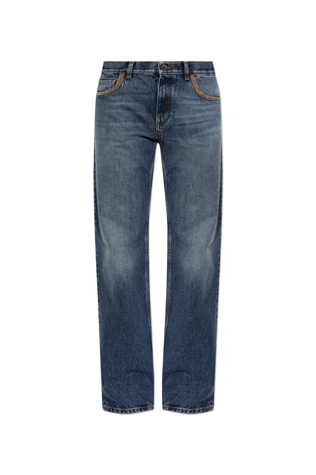 TRUE RELIGION BRAND JEANS french terry sketched logo boxy shirt