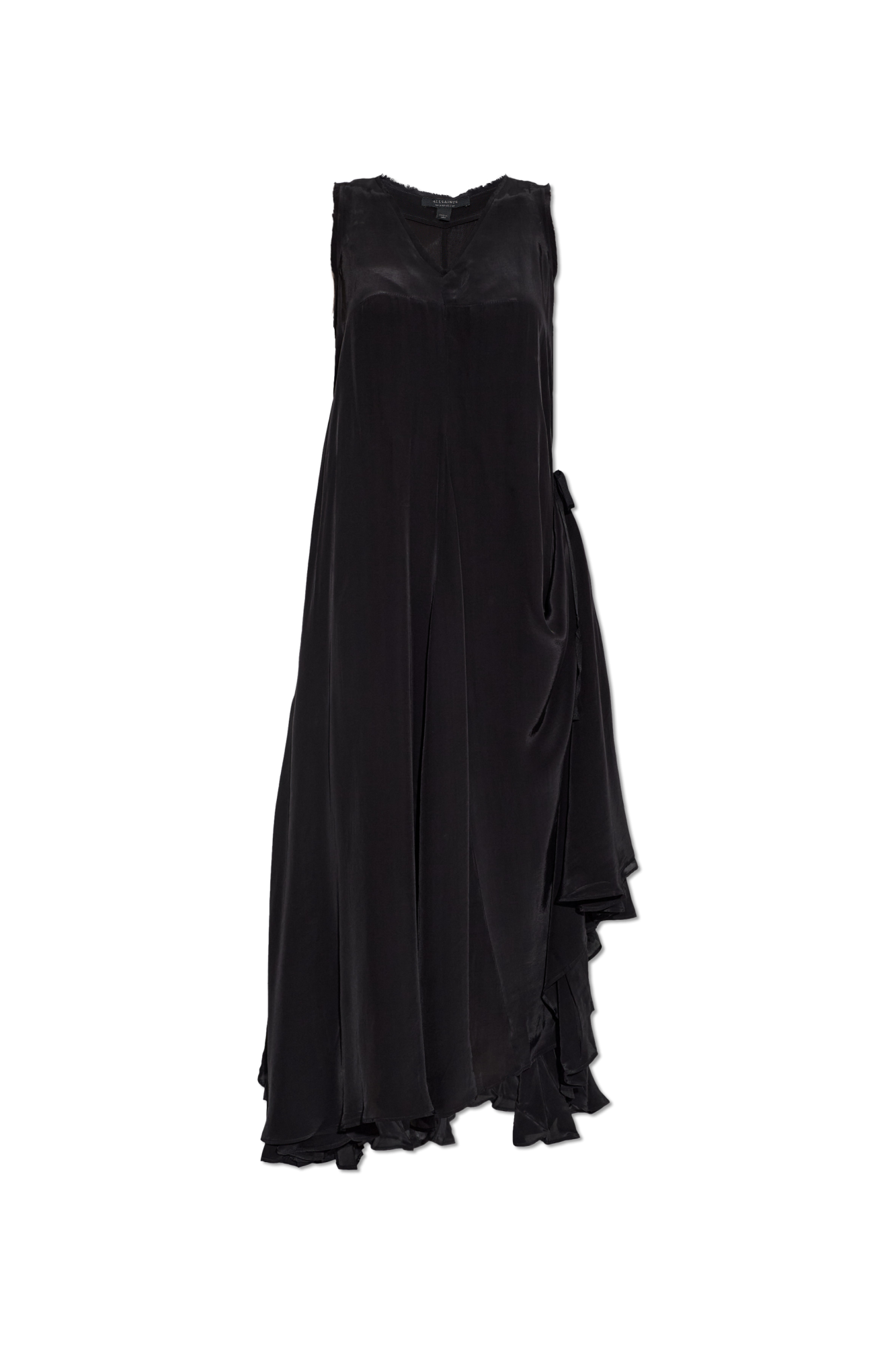 ALLSAINTS AllSaints Sybil Dress - Asymmetrical Ruffled Midi