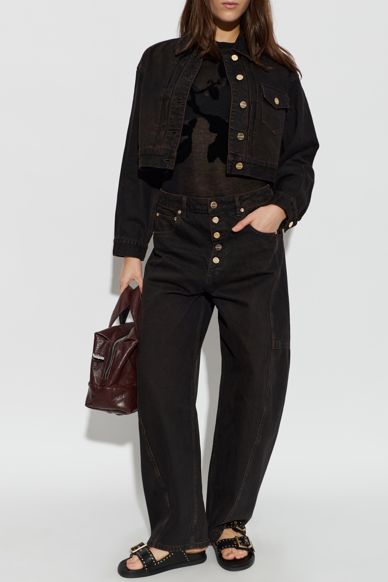 ALLSAINTS AllSaints BLINK Cropped Denim Jacket