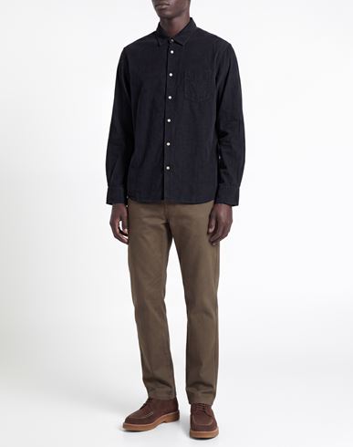 OFFICINE GÉNÉRALE man shirt midnight blue size m cotton