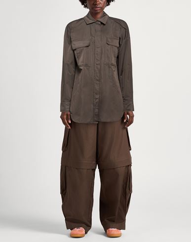 P.A.R.O.S.H P.A.R.O.S.H. Charcoal Polyester Oversized Shirt