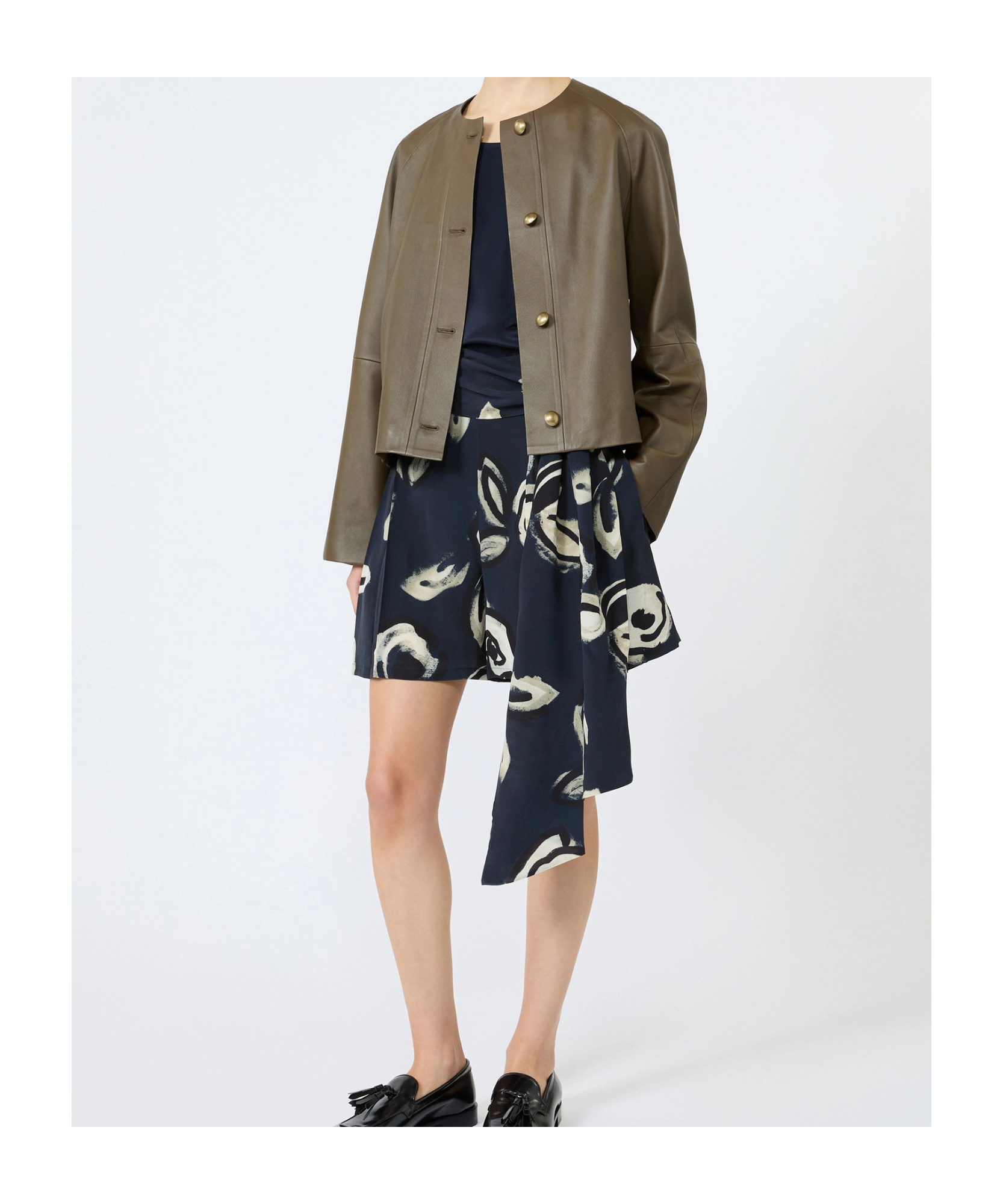 MAX MARA Max Mara Printed Pleated Shorts