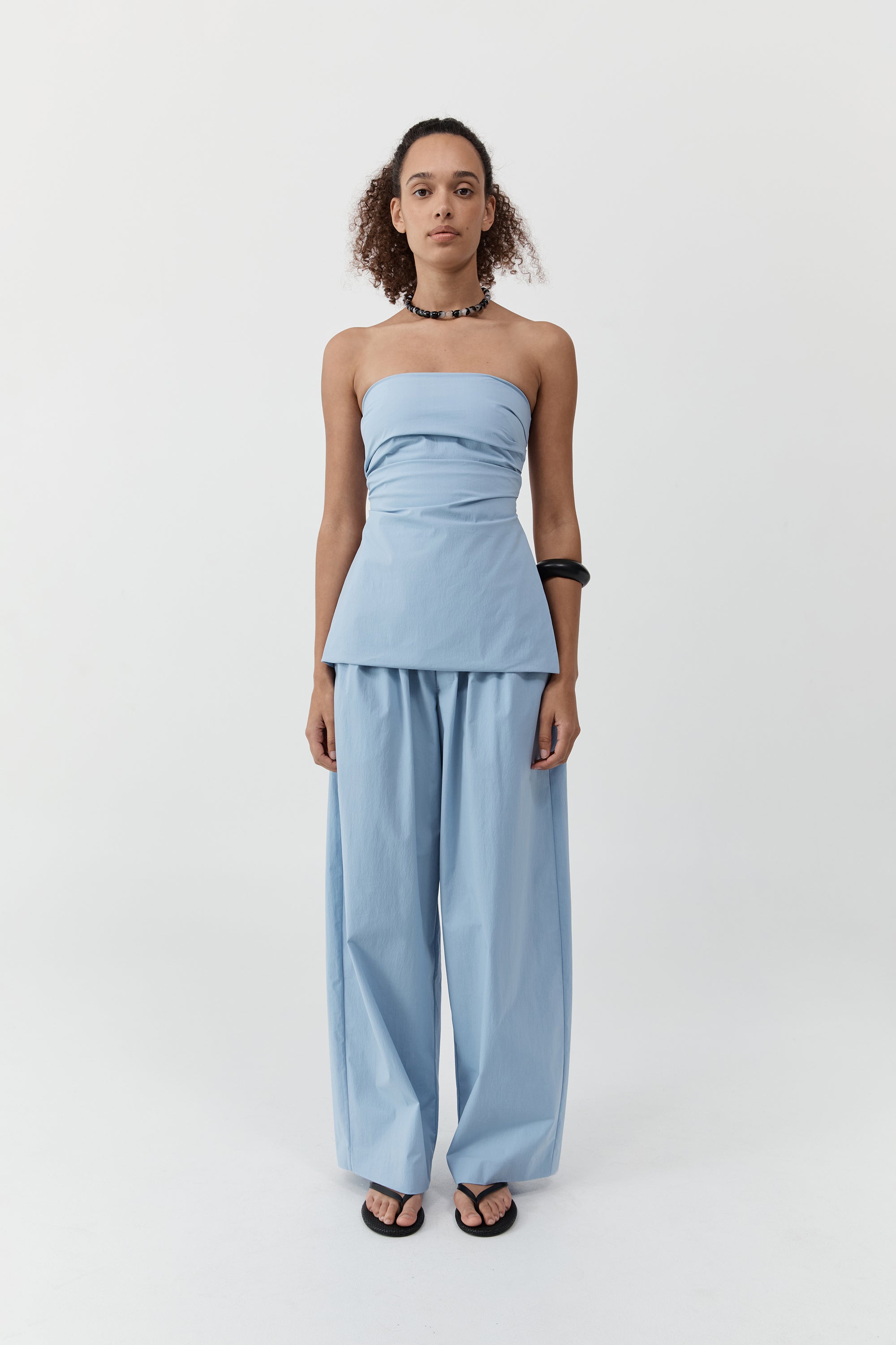 ST. AGNI St Agni Everyday Relaxed Wide-Leg Trousers
