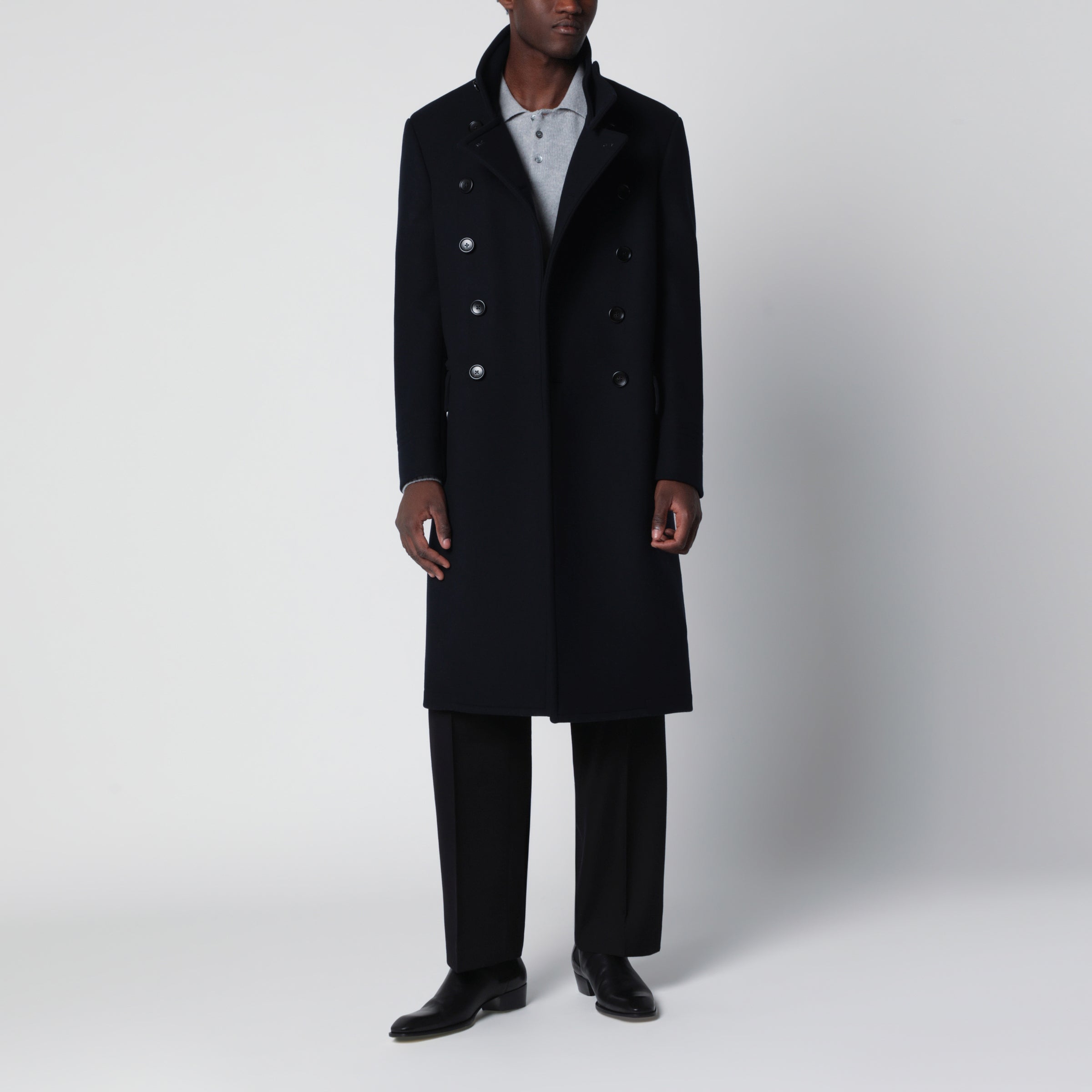 TOM FORD Tom Ford Midnight Wool Double-Breasted Coat