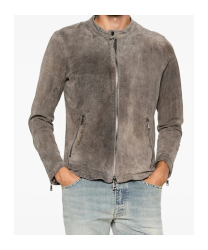 GIORGIO BRATO Giorgio Brato Stand-Collar Zip-Up Jacket