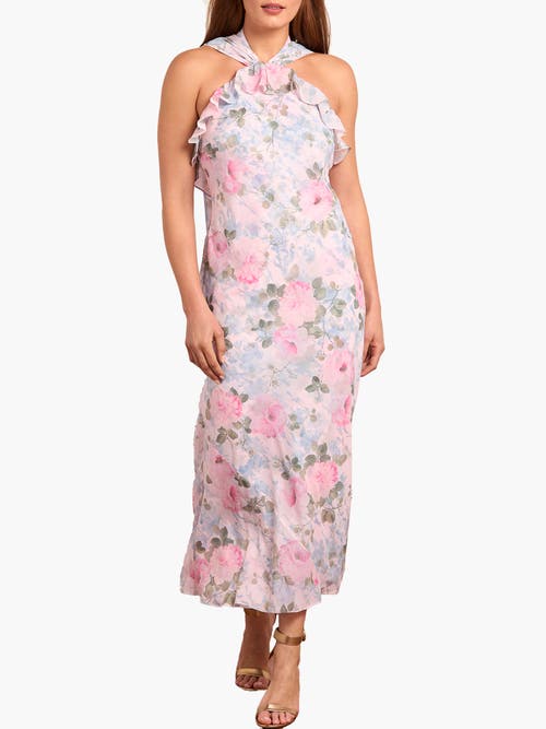 NEEDLE & THREAD Needle & Thread Camille's Garden Halter Neck Ankle Gown