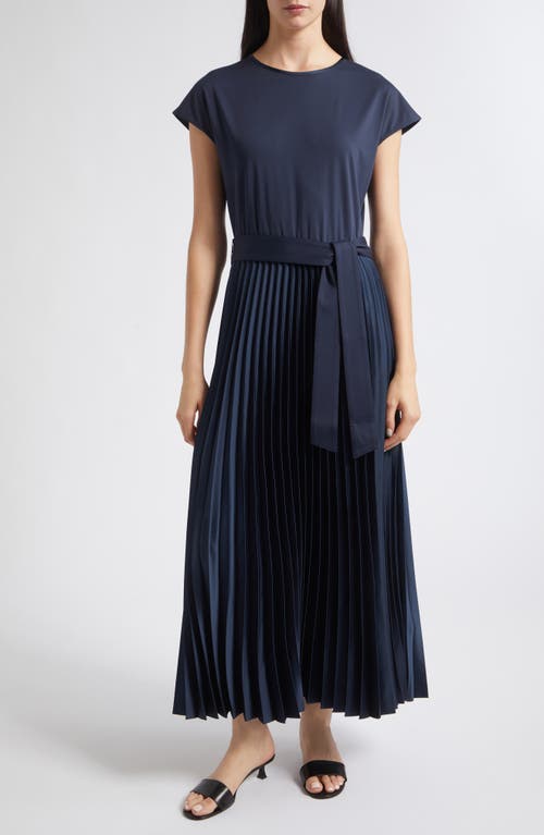 MAX MARA Weekend Max Mara Tie Waist Pleated Maxi Dress