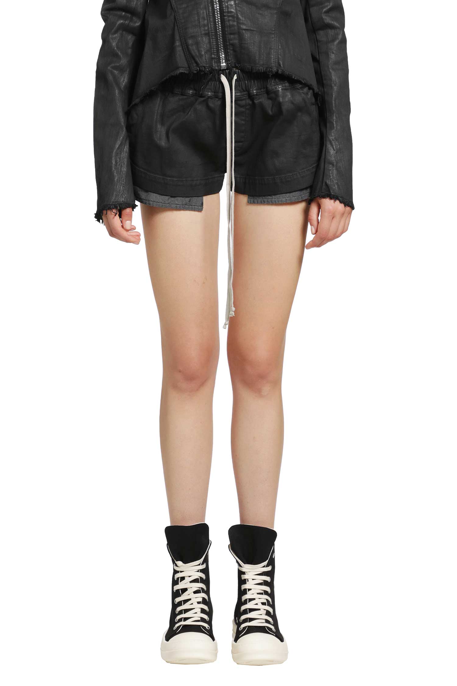 RICK OWENS Rick Owens DRKSHDW Waxed Stretch Denim Boxers