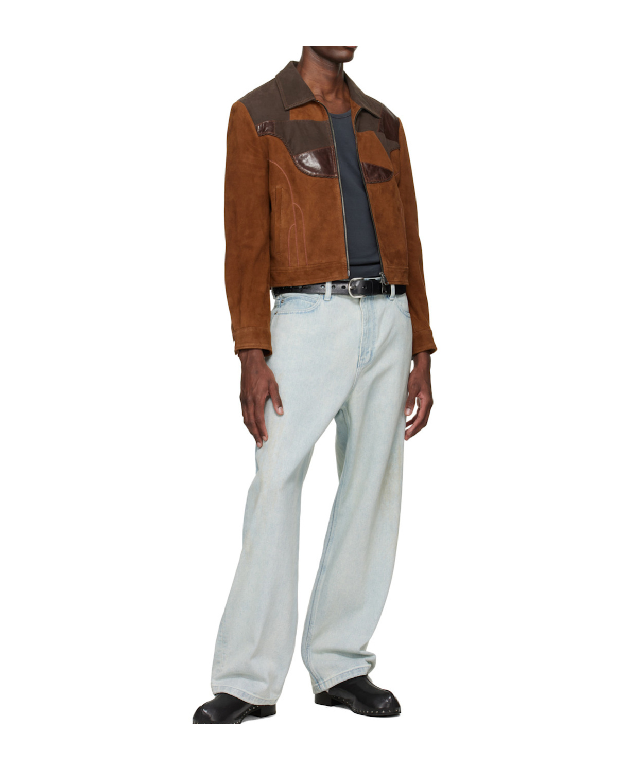ANDERSSON BELL Andersson Bell Harvey Patchwork Suede Jacket