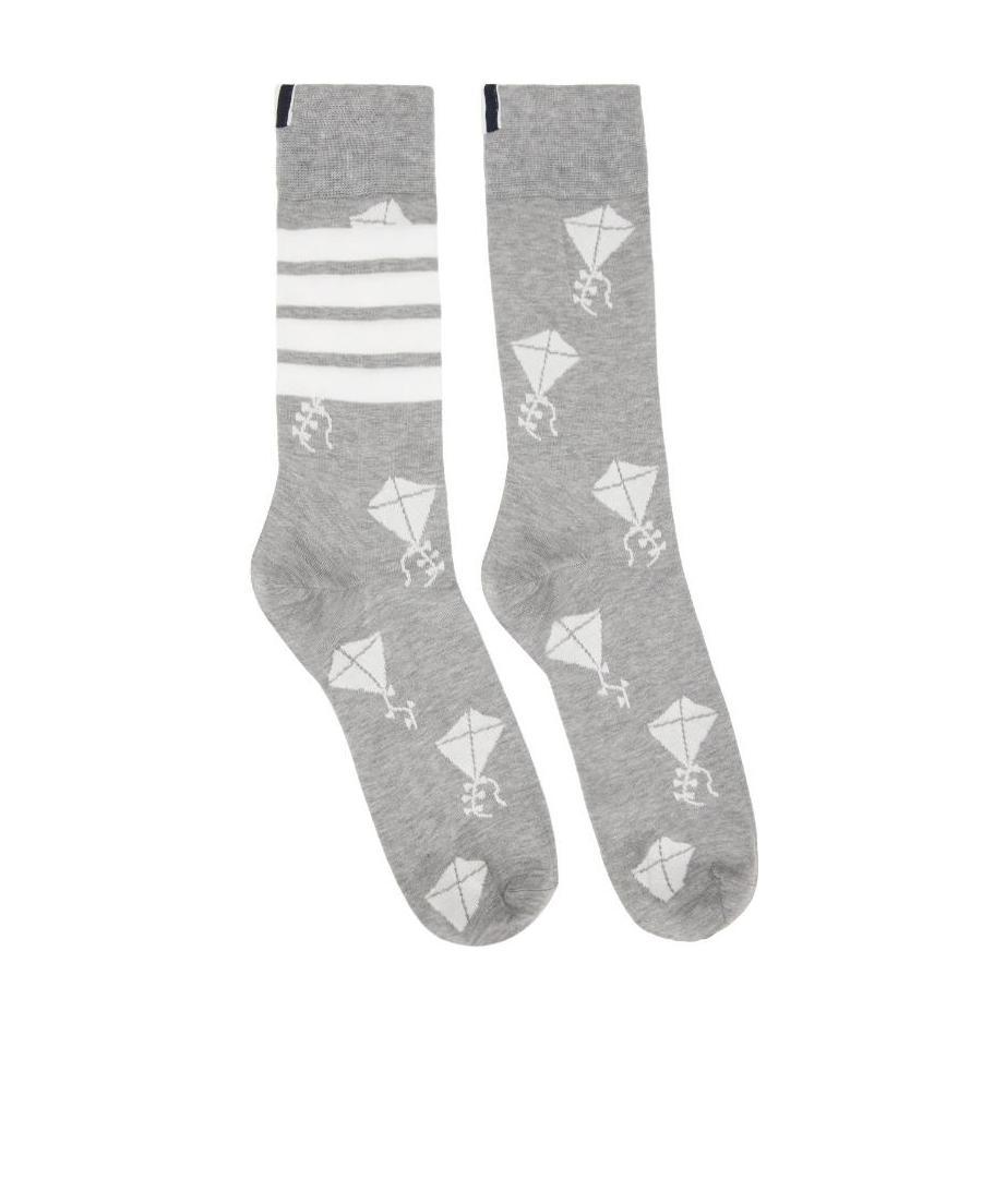THOM BROWNE Raven-print cotton T-shirt