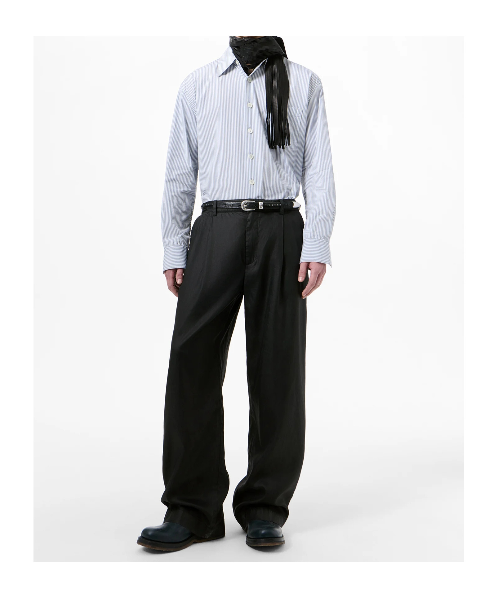 OUR LEGACY Our Legacy Still Pleated Wide-Leg Pants