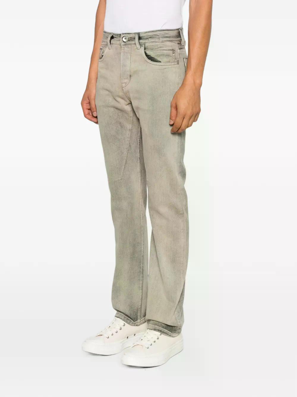 RICK OWENS Rick Owens DRKSHDW Fog Cut Faded Effect Jeans