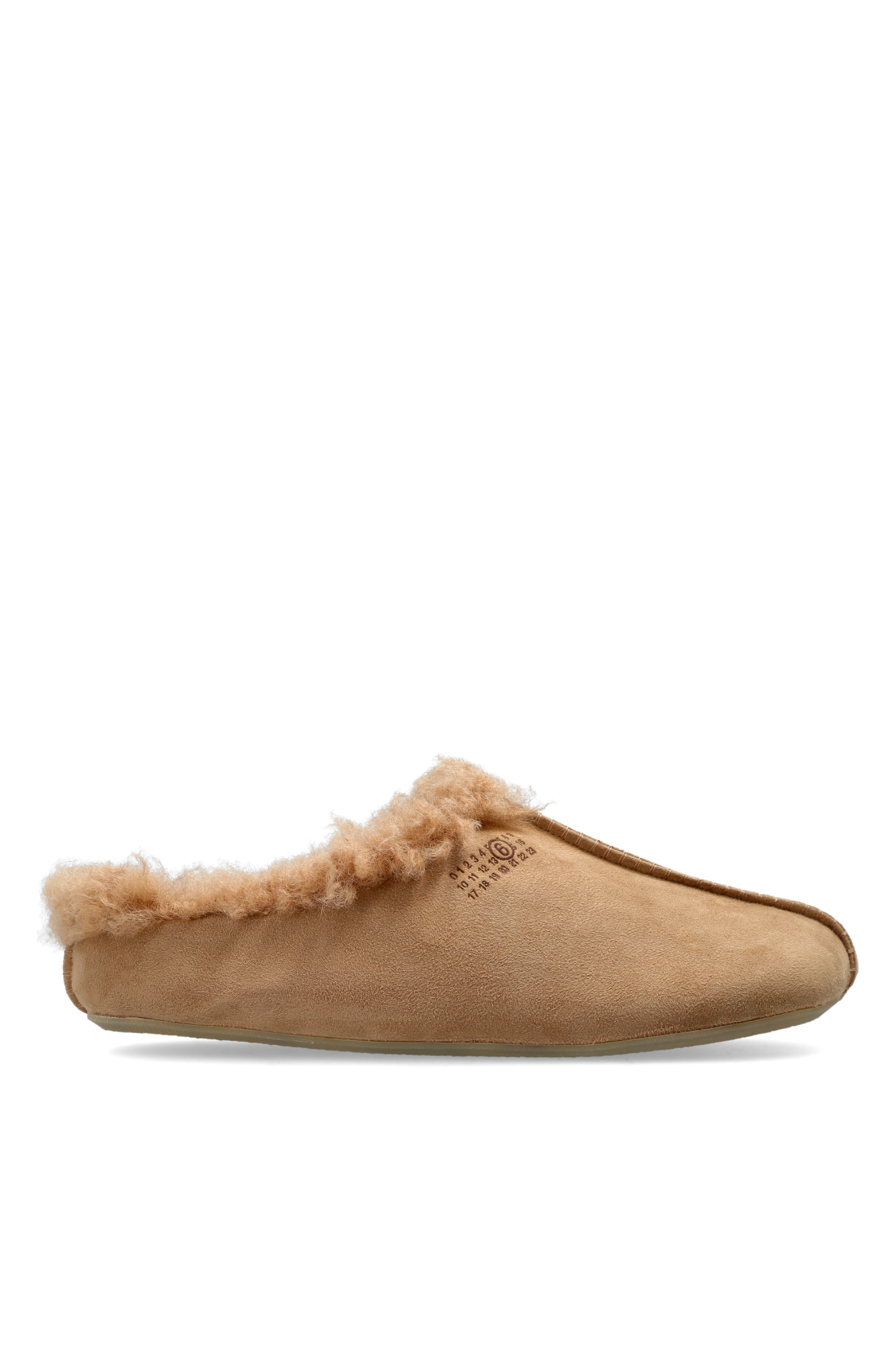 MAISON MARGIELA MM6 Maison Margiela Suede and Sheepskin Slides
