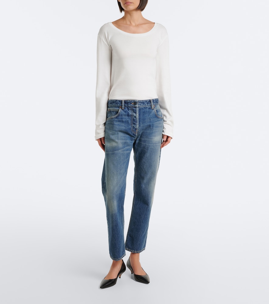 THE ROW The Row Kalto Cotton Jersey Top