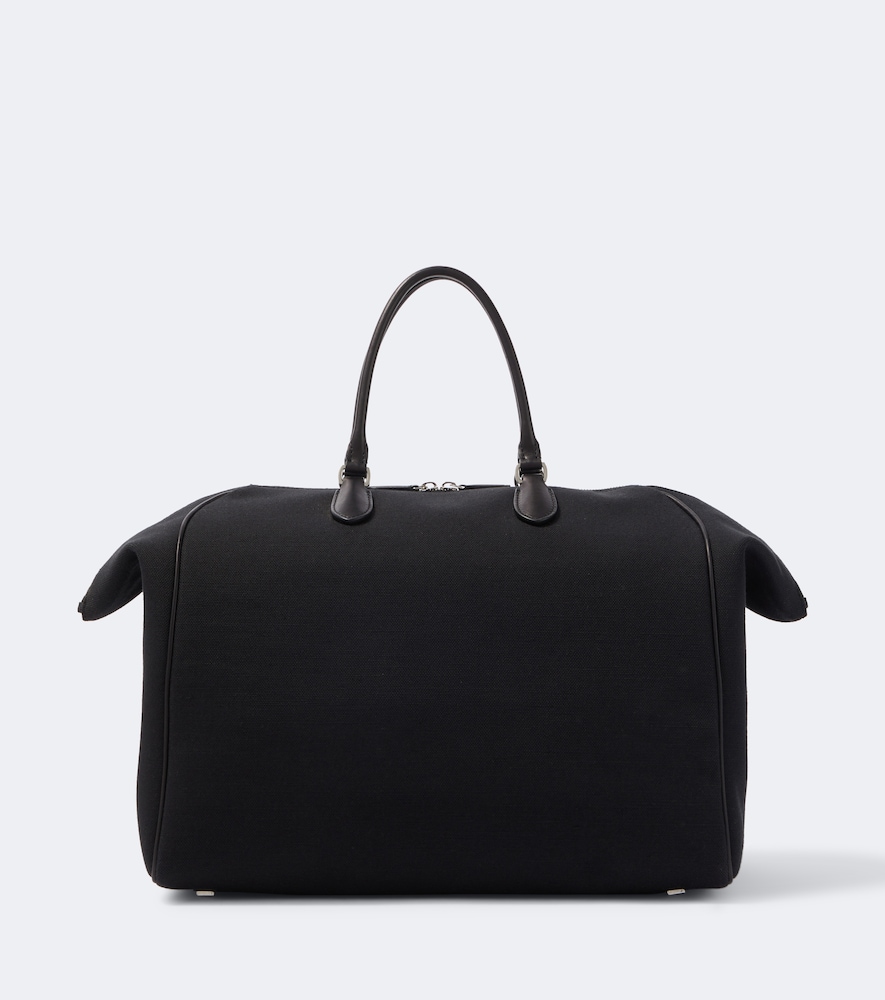 THE ROW The Row Canvas Tote Bag with Leather Trim