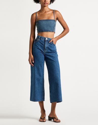 ALAÏA ALAÏA Crop Top in Cotton and Polyurethane