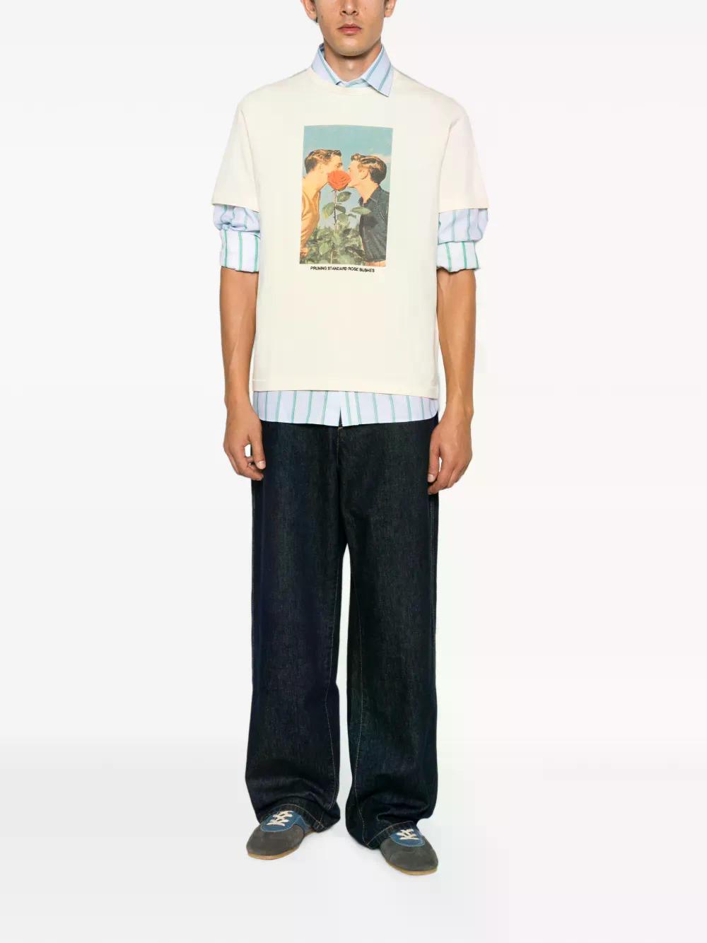 JW ANDERSON graphic-print t-shirt