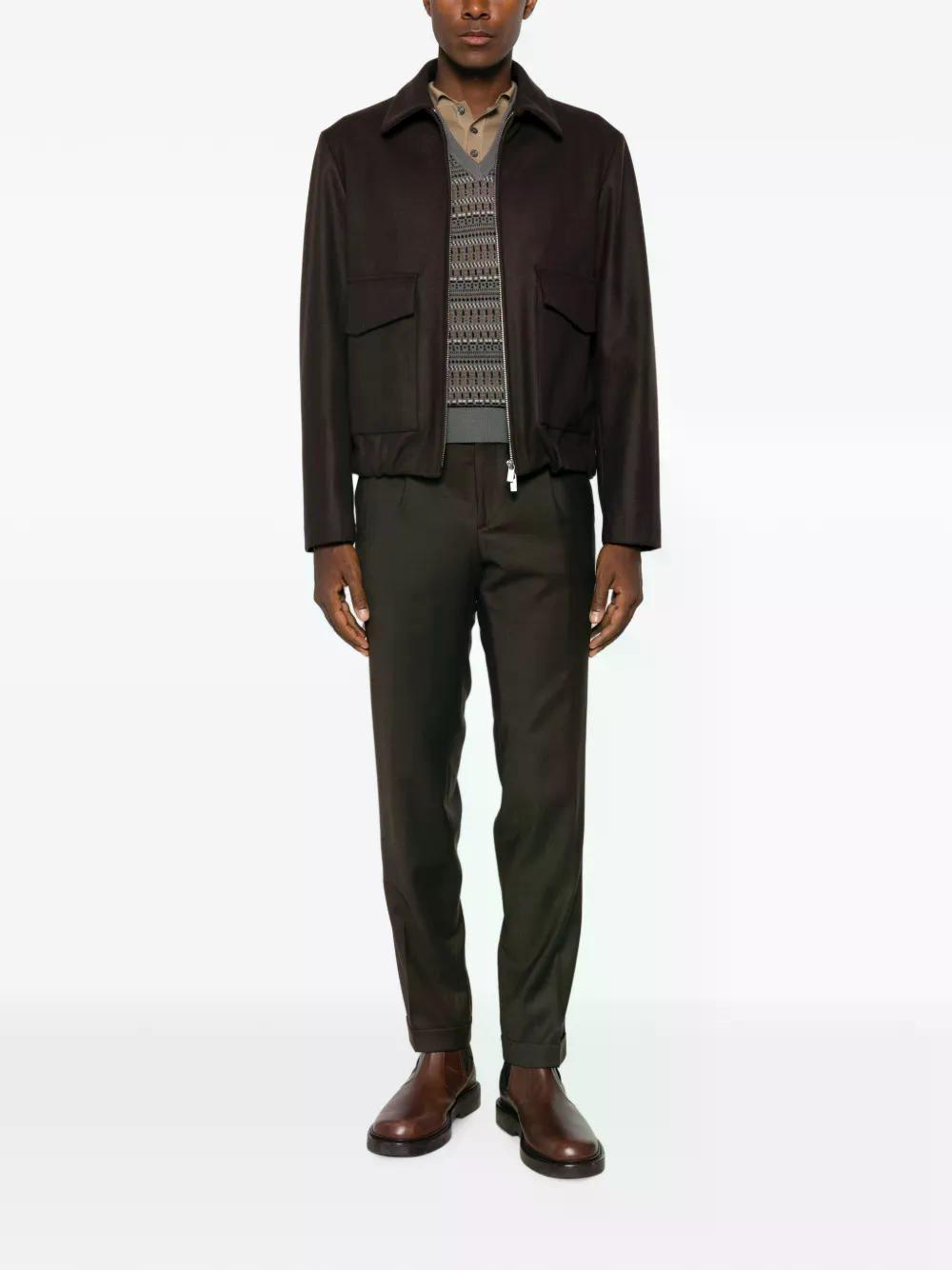 BRIGLIA 1949 Briglia 1949 Pleated Detail Trousers