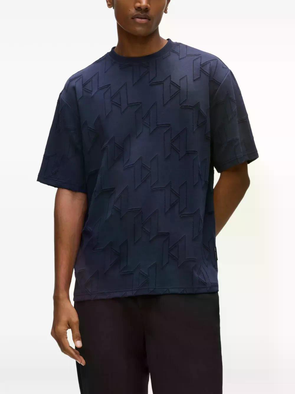 KARL LAGERFELD all-over monogram t-shirt