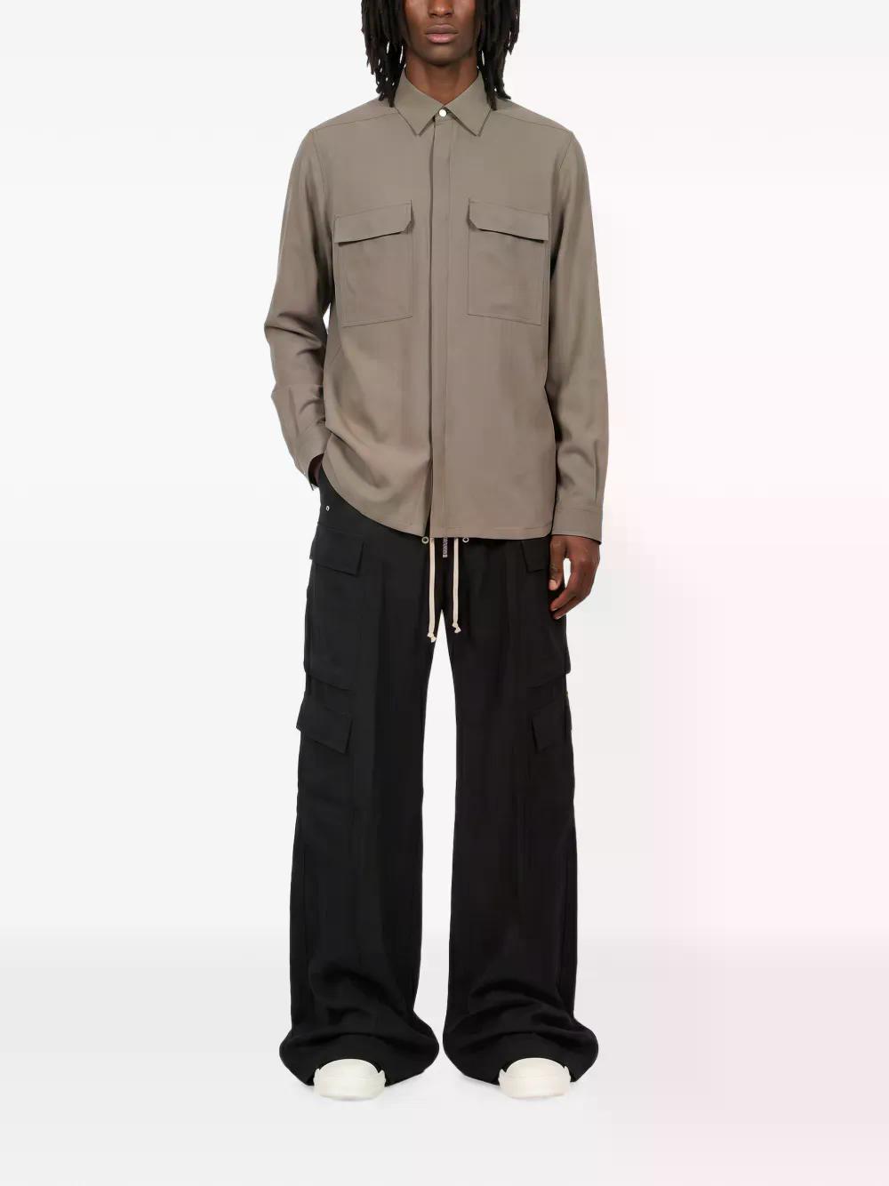 RICK OWENS flap-pocket shirt