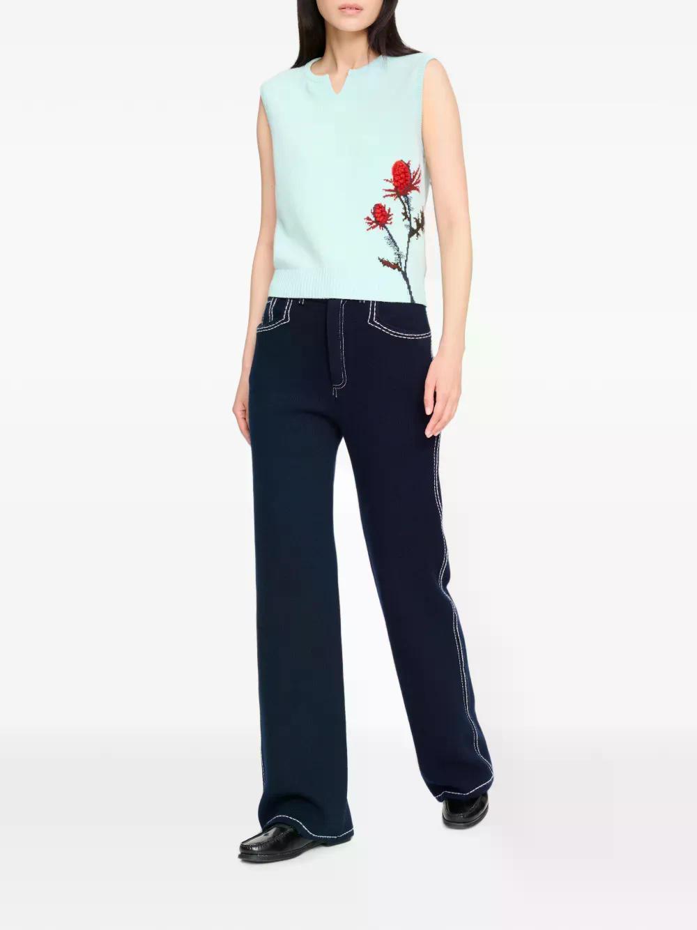 BARRIE Barrie Sleeveless V-Neck Top