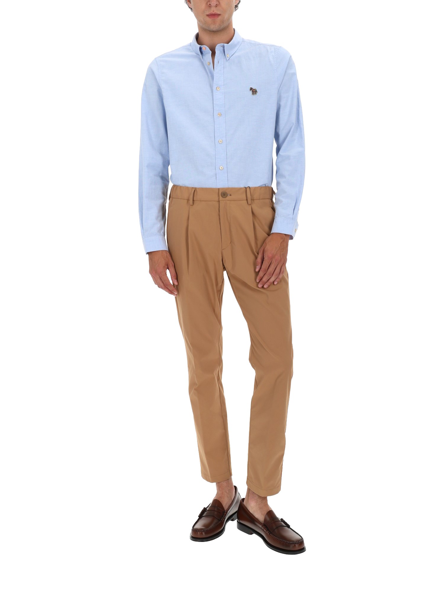 PAUL SMITH PS by Paul Smith Zebra Patch Oxford Shirt