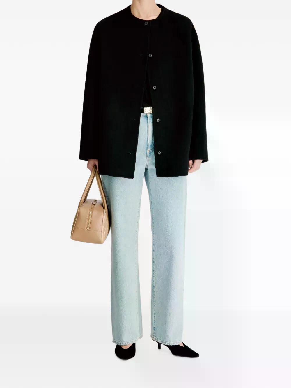 LOULOU DE SAISON LouLou de Saison Collarless Drop-Shoulder Coat