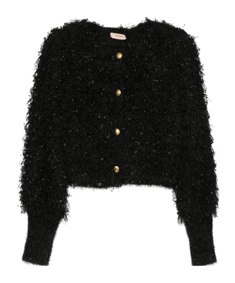 MAX MARA Max Mara Tulle Sequinned Pencil Skirt