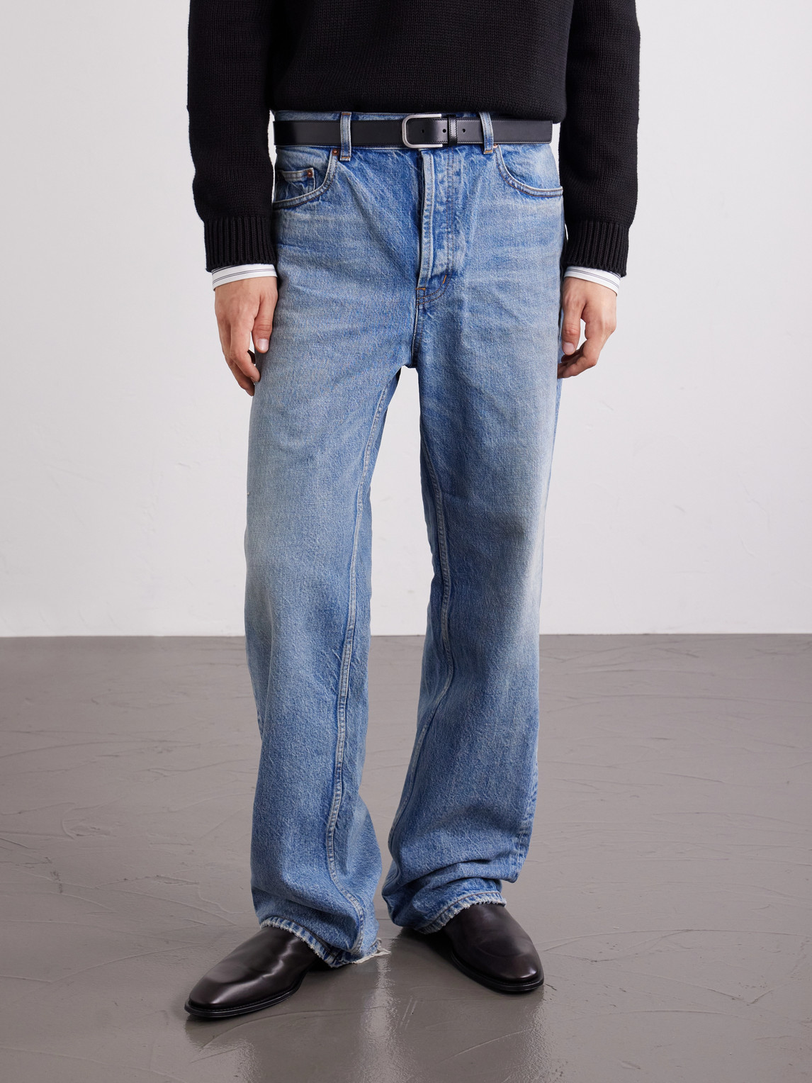 SAINT LAURENT SAINT LAURENT Aurelien Leather Chelsea Boots