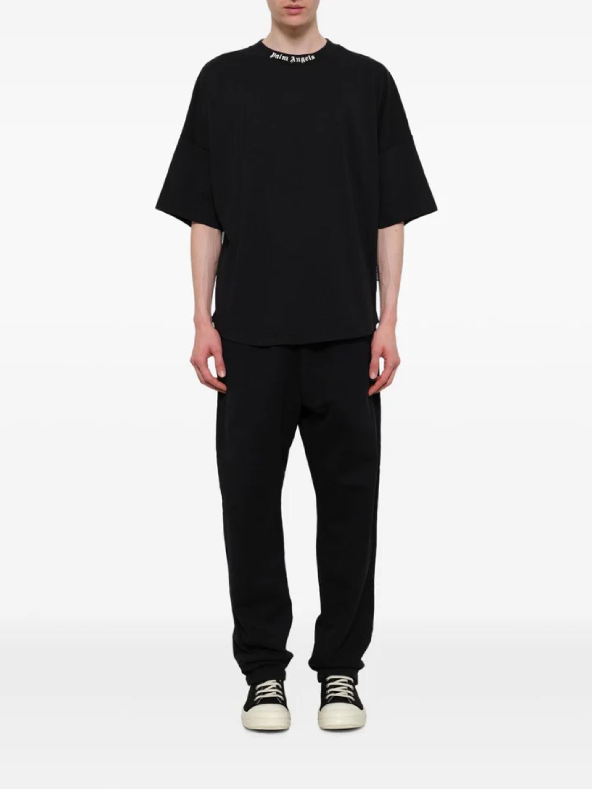 PALM ANGELS Palm Angels Logo Cotton T-Shirt