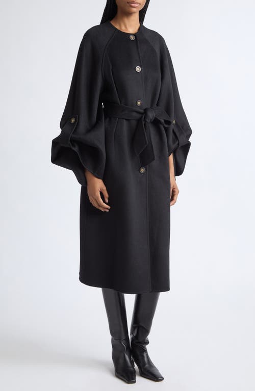 ZIMMERMANN Zimmermann Valiant Wool Blend Coat with Removable Scarf