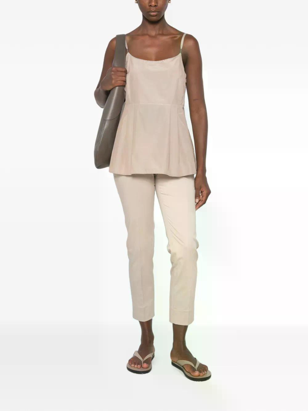 PESERICO Peserico Pleated Spaghetti Strap Top