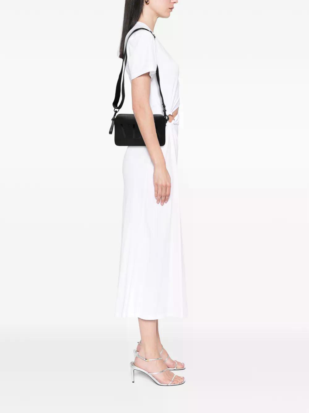 VALENTINO Valentino Garavani Leather VLTN Crossbody Bag