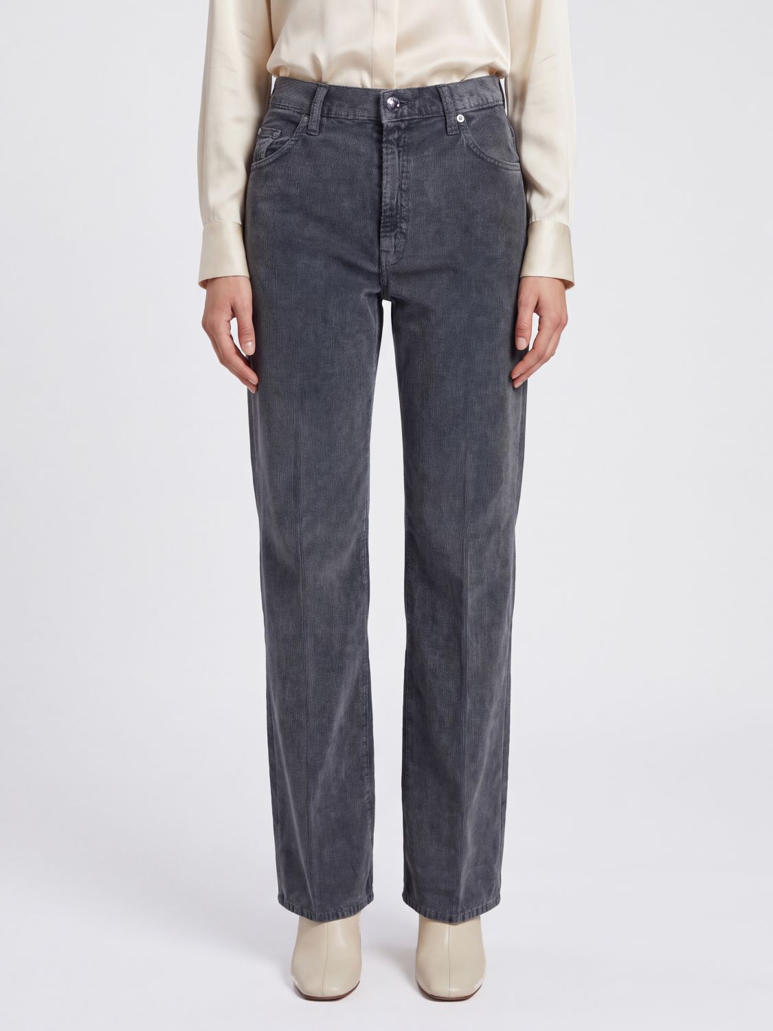 HAIKURE Haikure Clara Mid-Rise Flared Corduroy Jeans