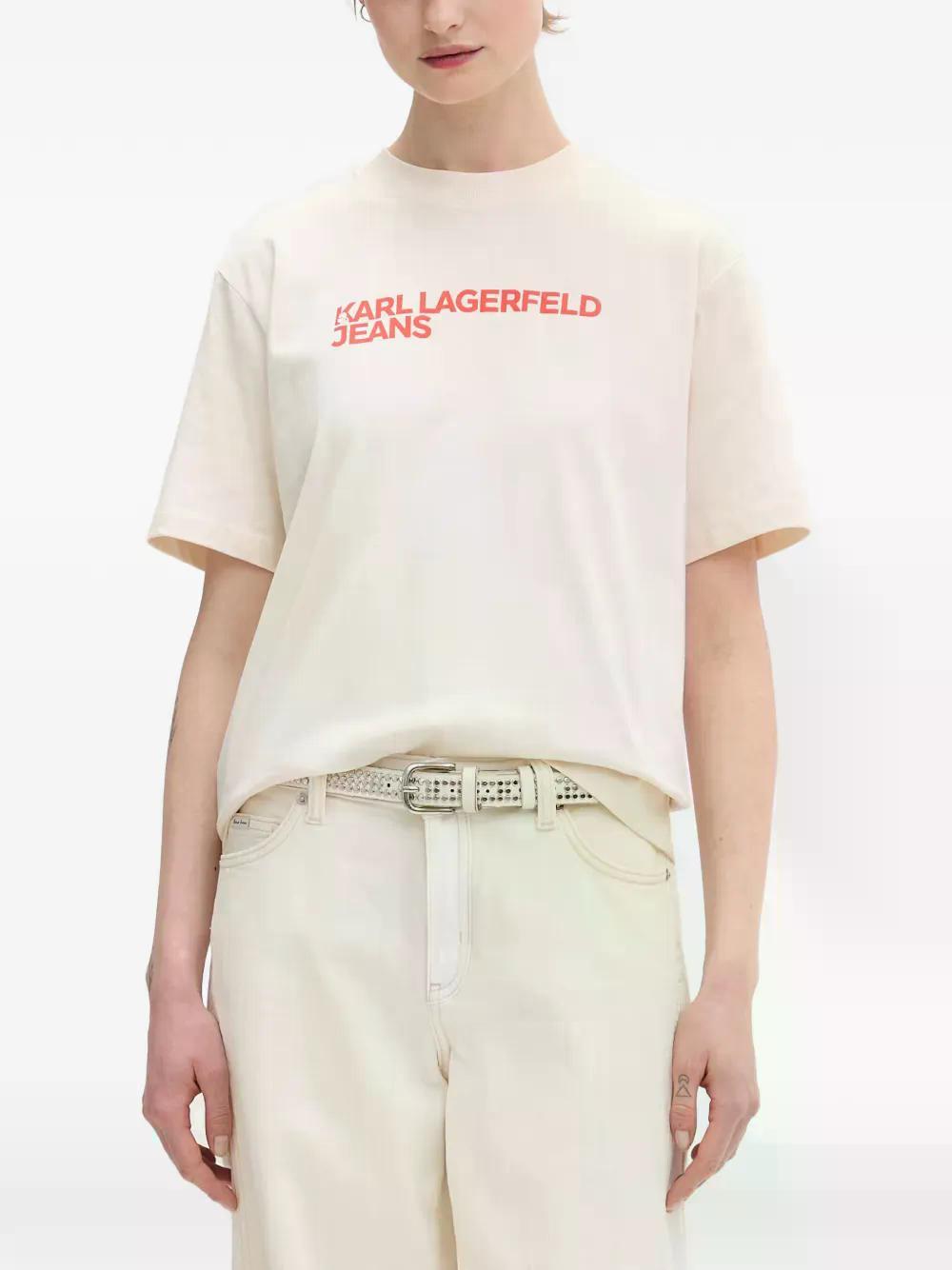 KARL LAGERFELD Karl Lagerfeld Jeans Logo-Print Short-Sleeve T-Shirt