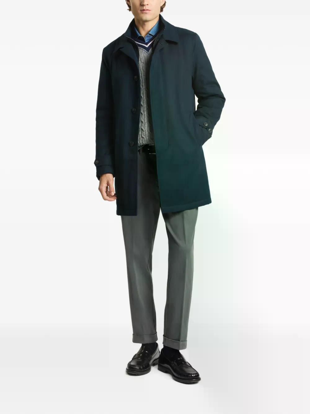 FAY Fay Layered Single-Breasted Coat