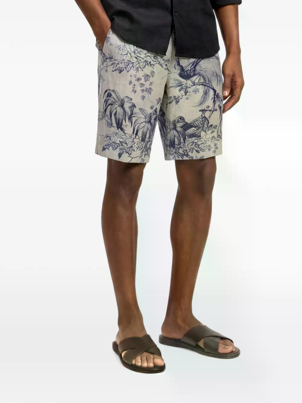 ORLEBAR BROWN Orlebar Brown Laurent Zephra Floral-Print Bermuda Shorts