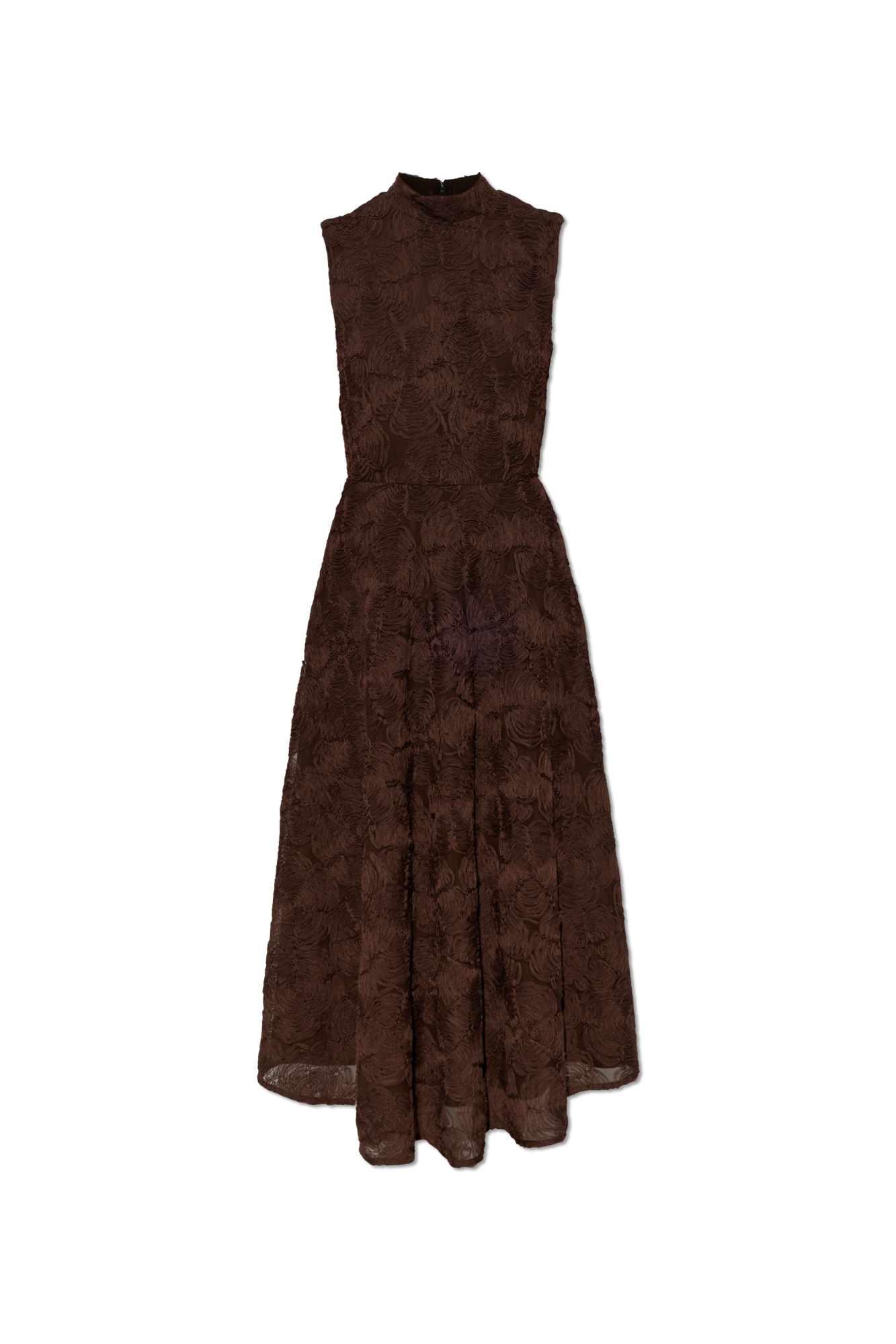 LIU JO Liu Jo Floral Embroidered Sleeveless Midi Dress