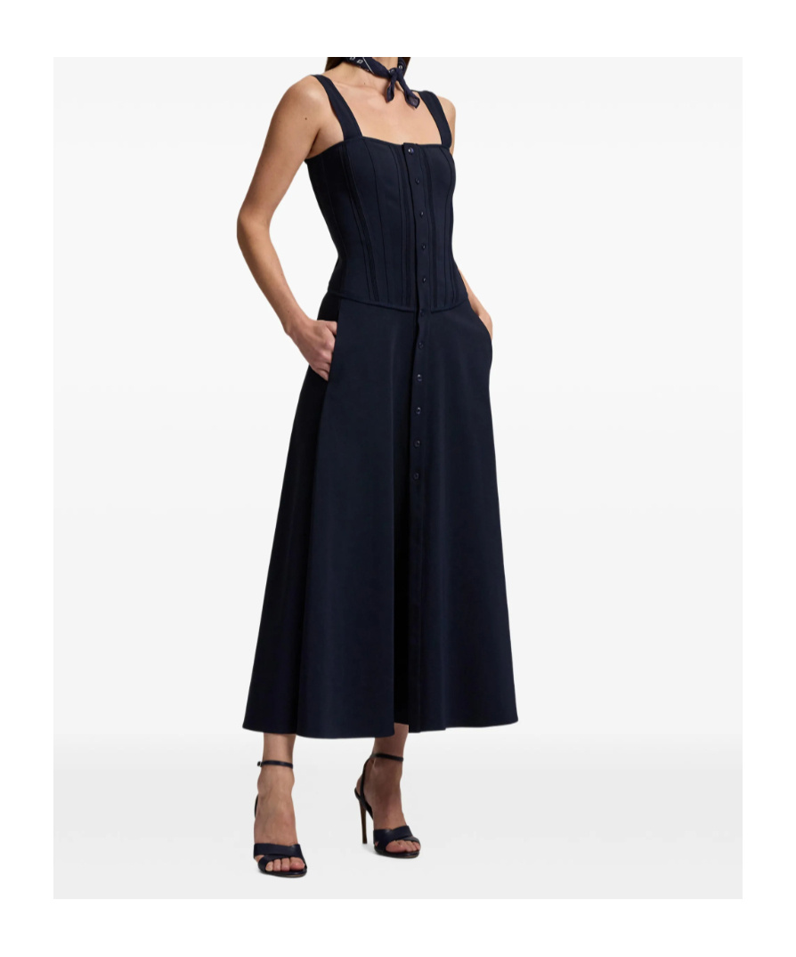 RALPH LAUREN Ralph Lauren Sophee Button A-Line Dress