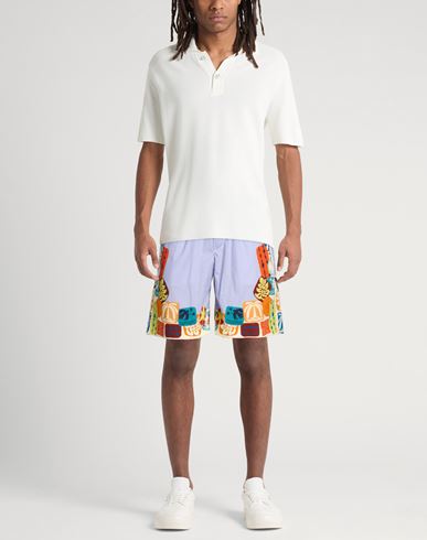 DSQUARED2 DSQUARED2 Striped Cotton Relaxed Fit Shorts