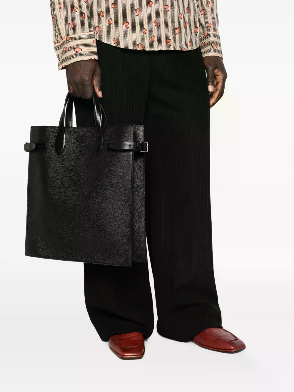 VALENTINO Valentino Garavani Antibes Medium Tote Bag in Grained Leather