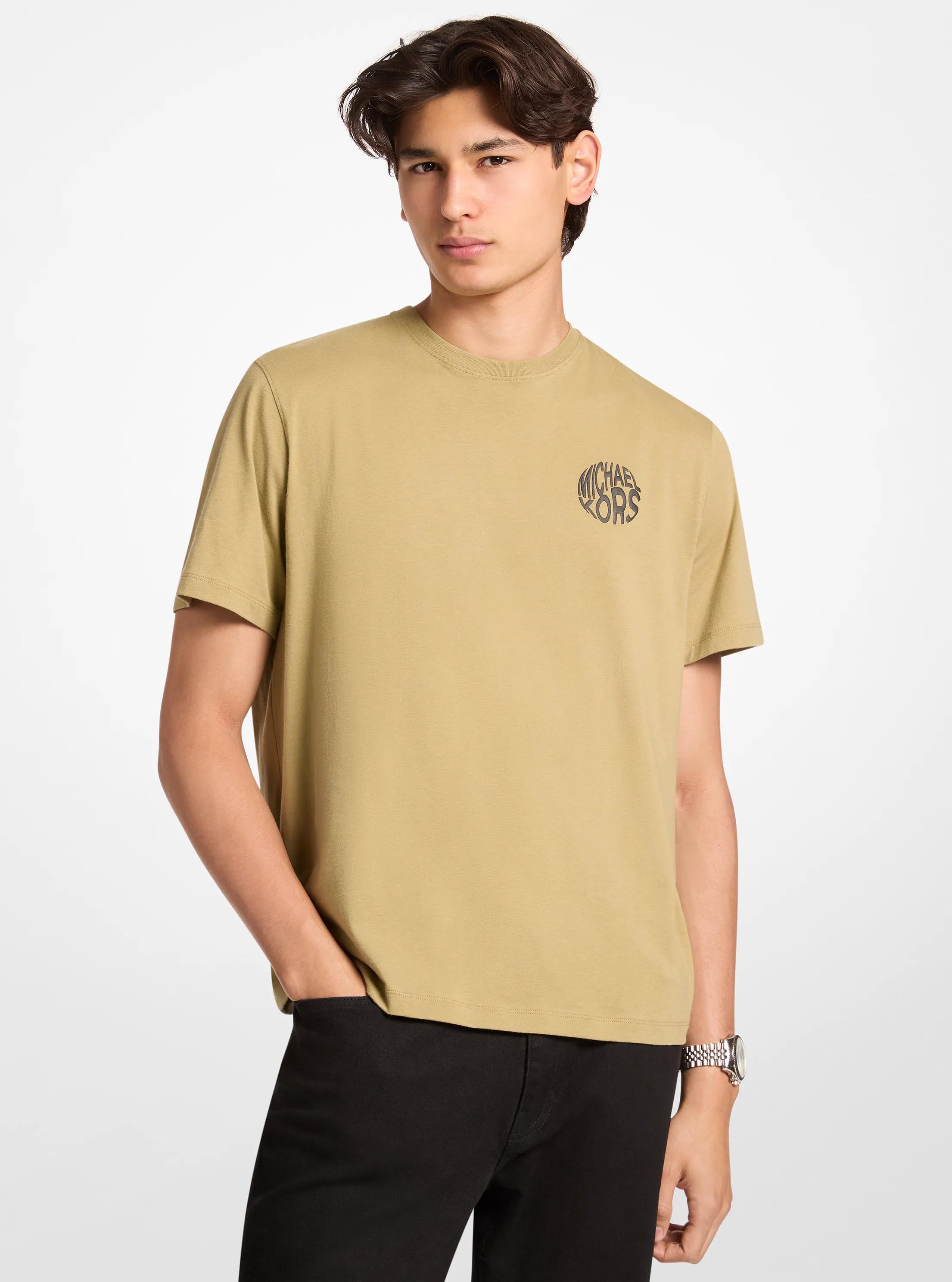 MICHAEL KORS graphic logo cotton jersey t-shirt